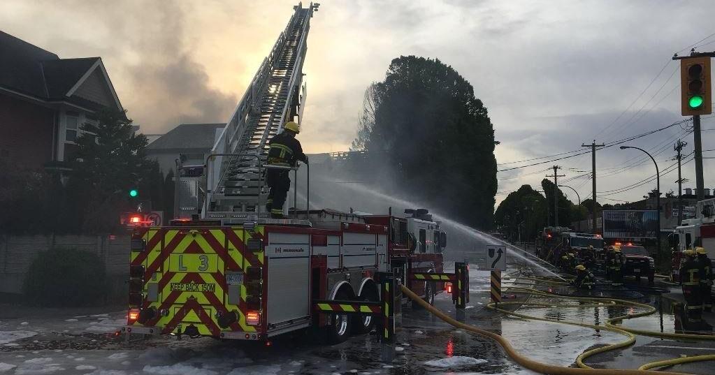 Early-morning fire damages four homes in Strathcona neighbourhood