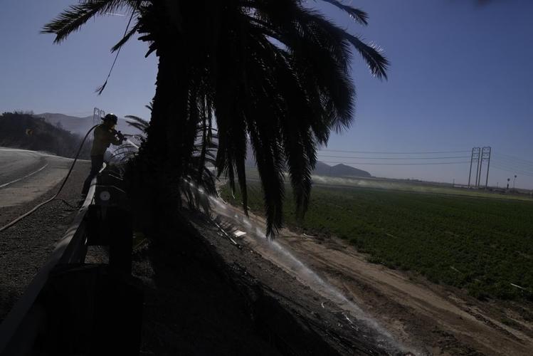Southern California rain helps firefighters but creates risk of ...