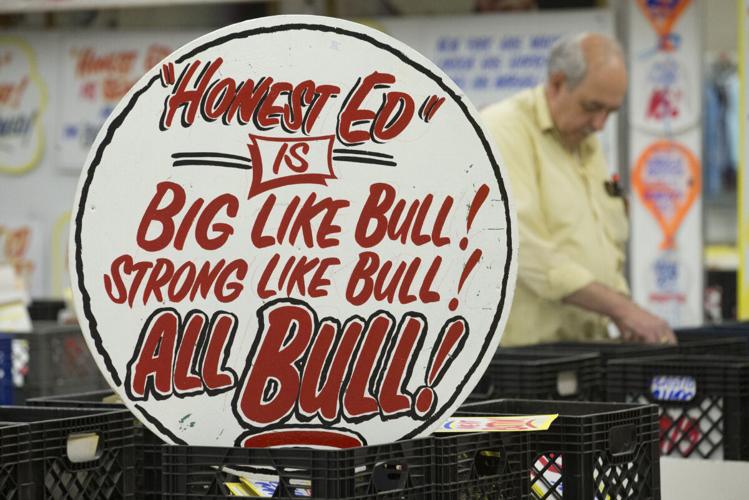 Honest Ed’s iconic hand-painted signs up for sale