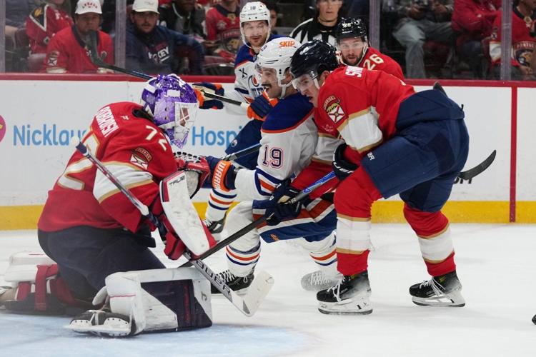Oilers end winless streak with a 6-3 victory over the Panthers in Cup ...
