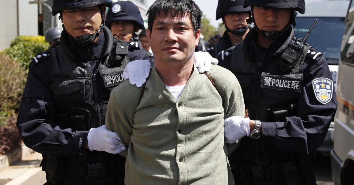China airs footage of Mekong River killers moments before execution