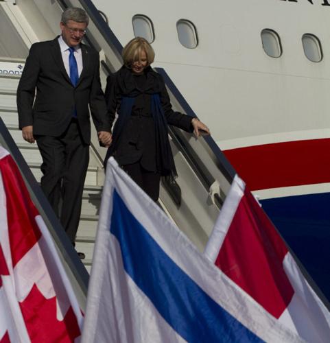 Prime Minister Stephen Harper gets a hero’s welcome in Israel
