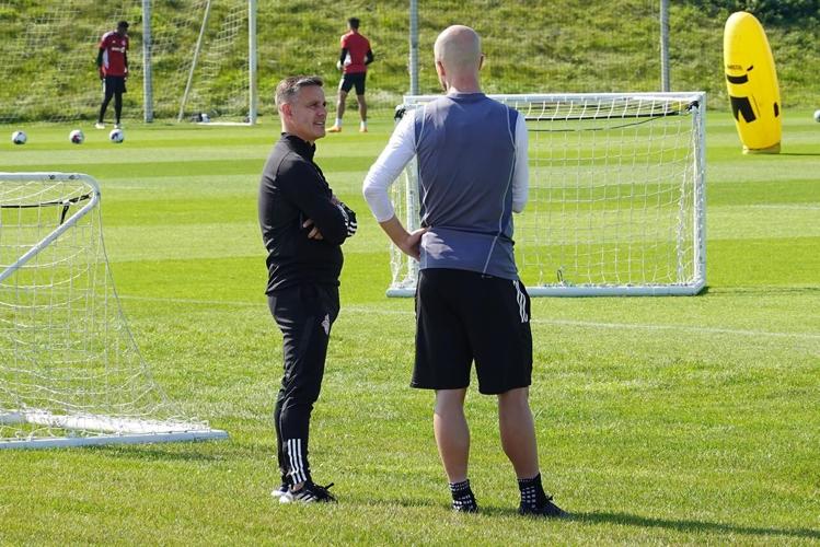 John Herdman and new coaching staff take in first practice at Toronto FC