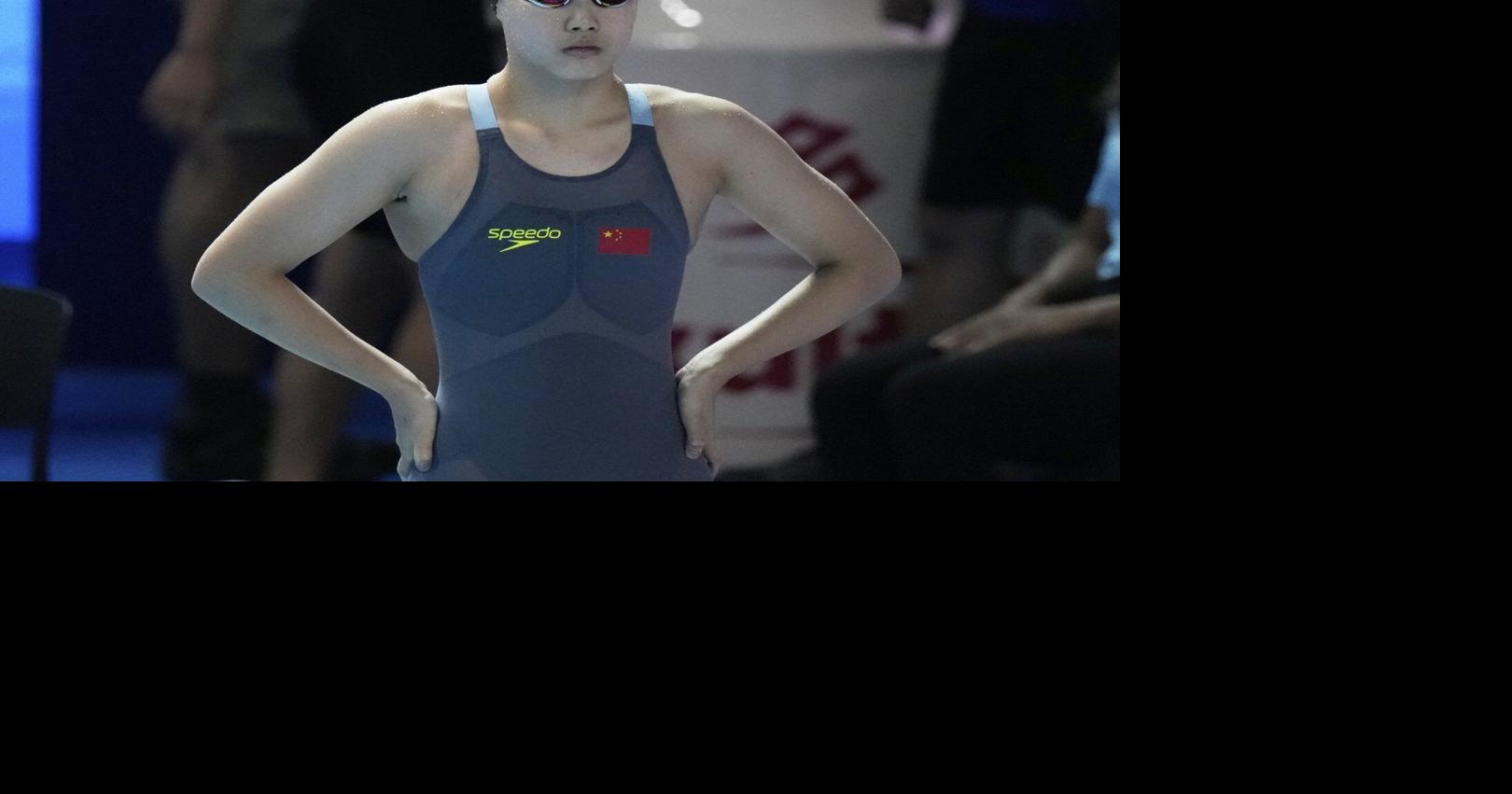 Chinese 12-year-old swimmer Yu Zidi makes her debut on world stage ...