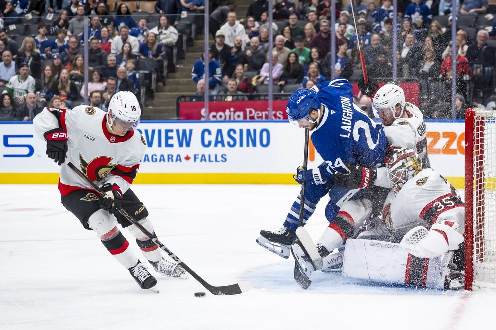 Giroux scores winner, Senators top Maple Leafs 4-2 for sixth straight ...