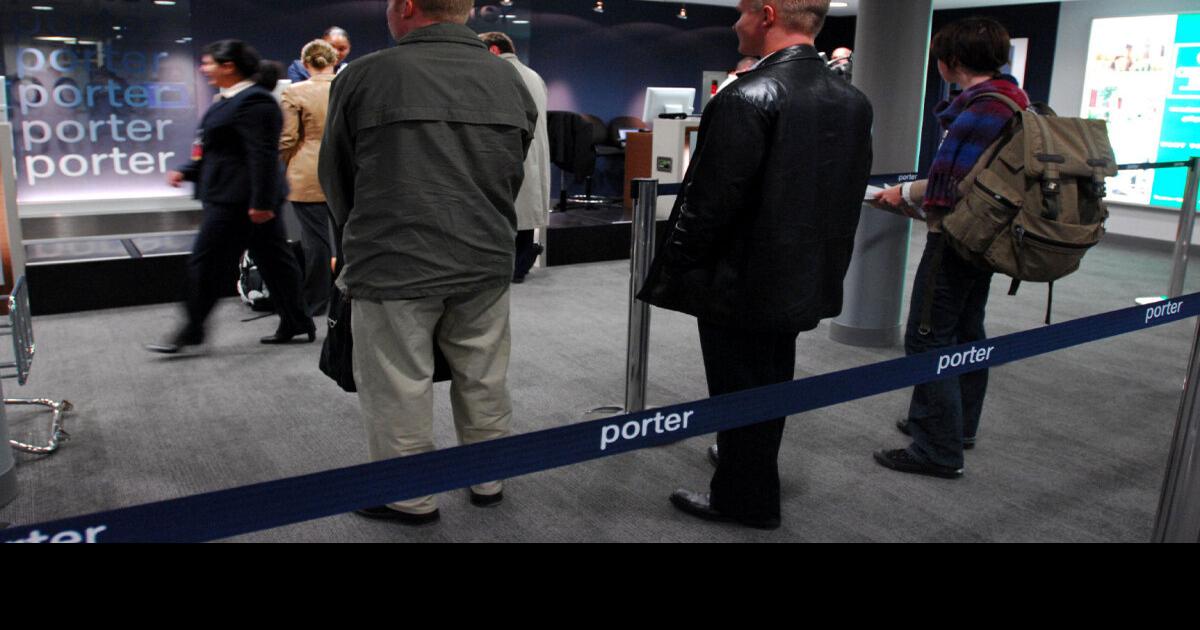 Porter to charge $25 checked bag fee on flights in Canada