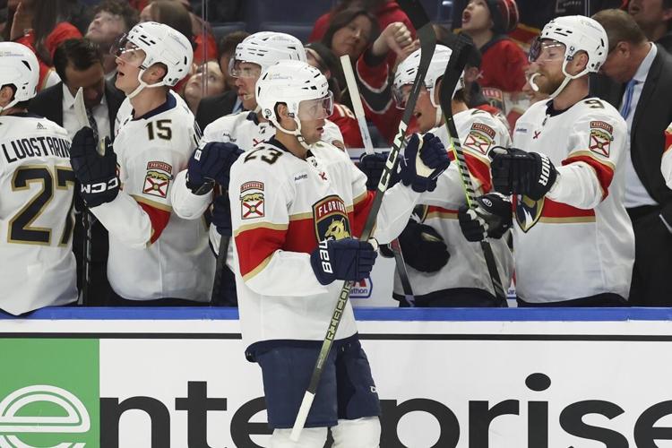 Stolarz makes 45 saves to help Panthers beat Sabres 4-0 for 10th ...