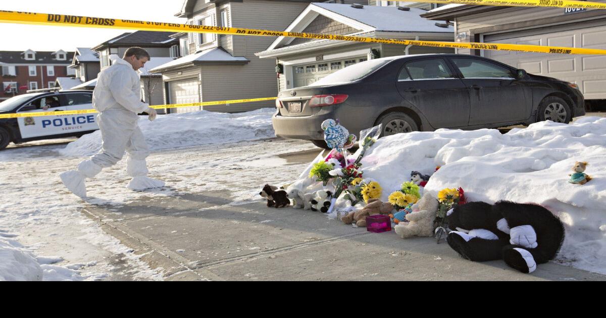 Edmonton killer spared two small children, police reveal