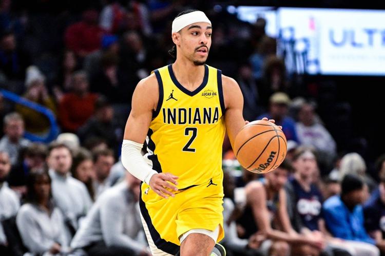 Andrew Nembhard, Jarace Walker help short-handed Pacers outlast Thunder ...