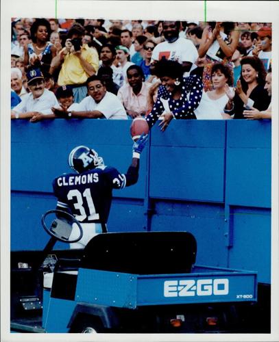 Football legend Mike “Pinball” Clemons praises his mother