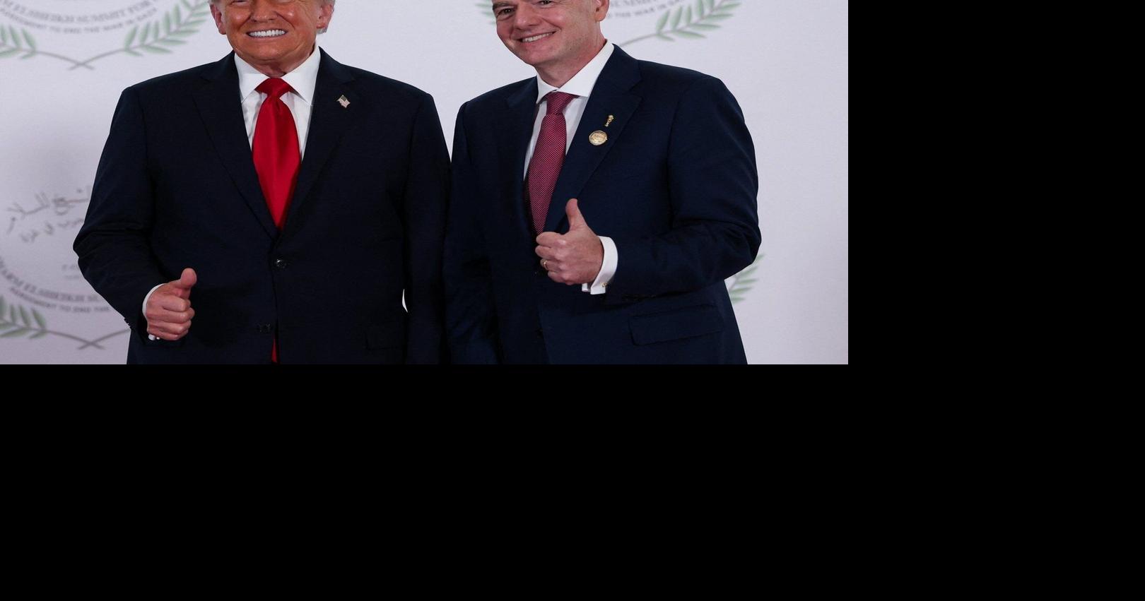 Infantino says 'you will see' at World Cup draw if Trump receives new ...