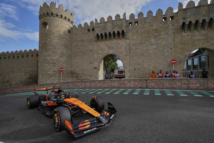 Max Verstappen wins F1's Azerbaijan GP after Oscar Piastri crashes on lap 1