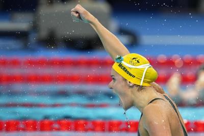 olympic backstroke race