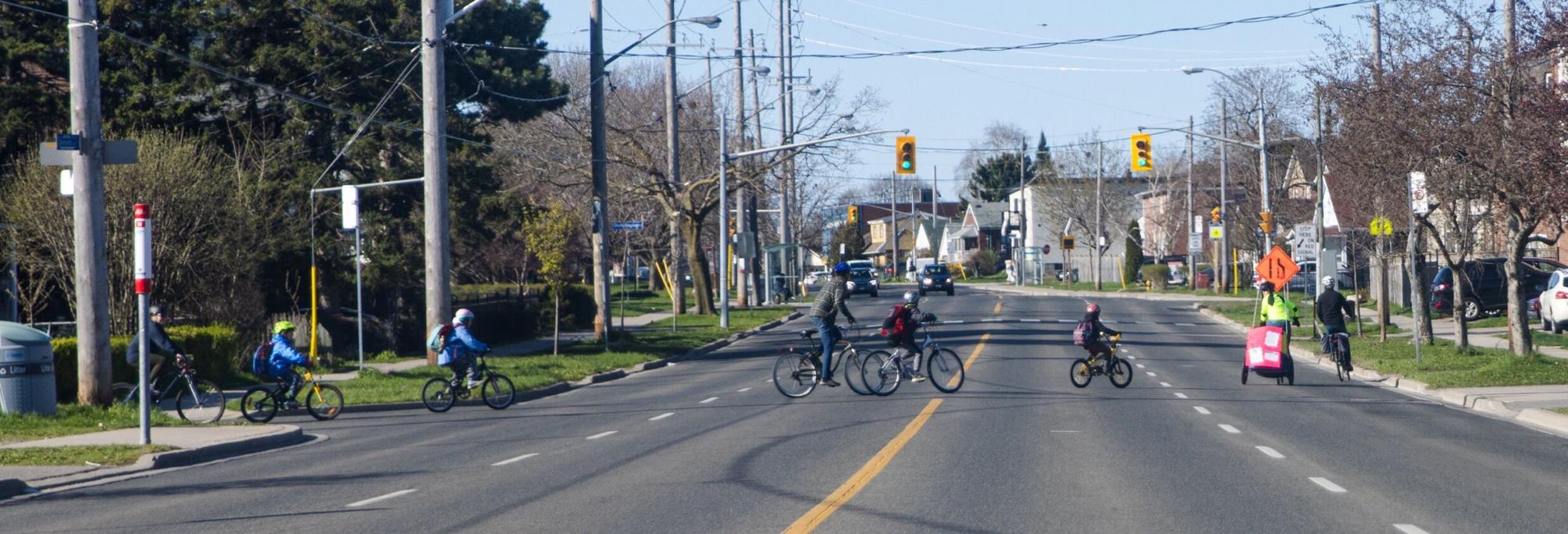 Most students in Toronto are driven to school. Enter the bike bus, a ...