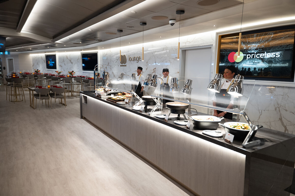 Mastercard Lounge a multisensory experience for Leafs and Raptors fans