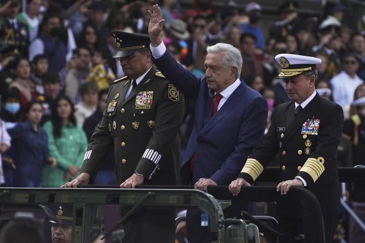 Mexico’s military on display in independence celebrations
