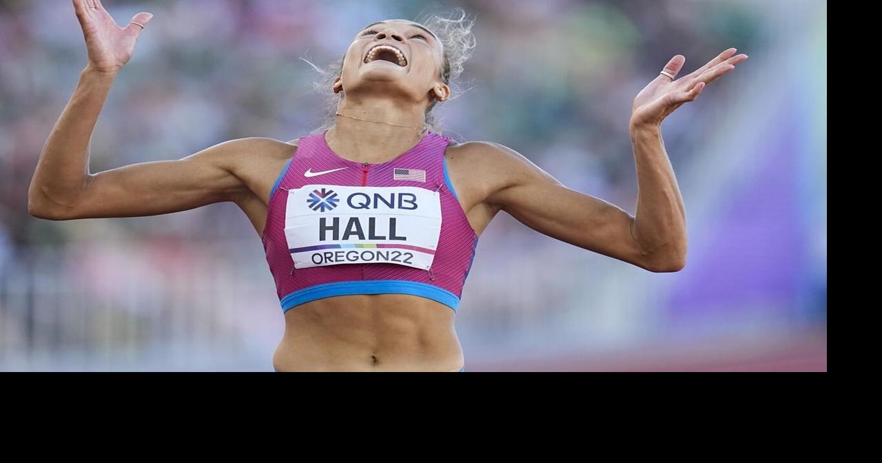 Spirited, candy-eating heptathlete Anna Hall has world title on mind ...