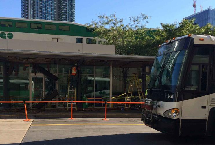 Union Station bus terminal reopening following collision