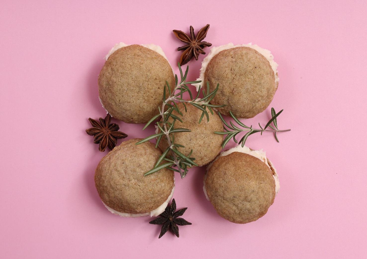 Maple star anise cookie sandwiches that melt in your mouth