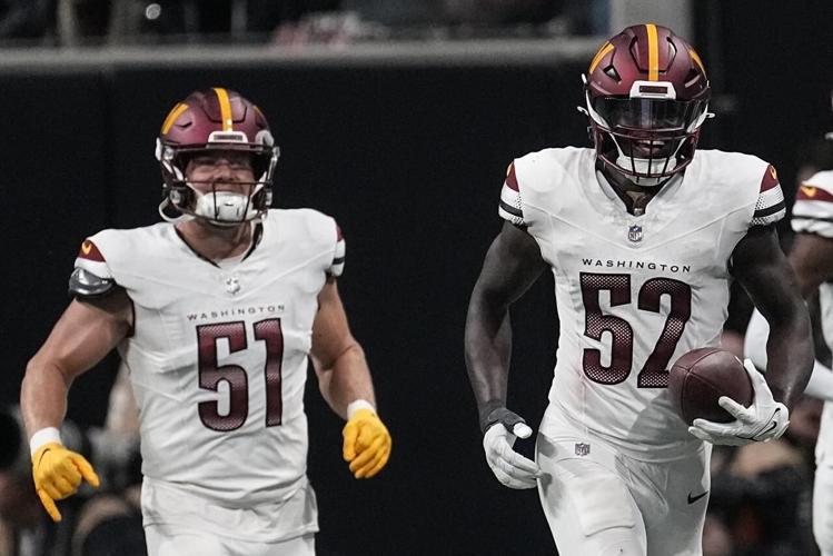 Howell throws 3 TD passes, Commanders pick off three Ridder passes in ...