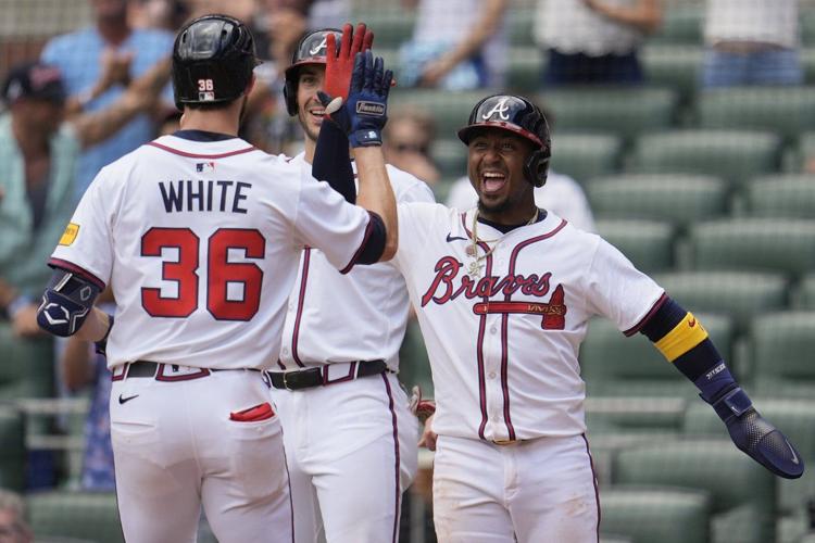 Eli White's 3-run homer in 8th inning lifts Braves to 4-1 win over ...