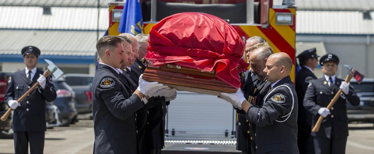 A final salute to fallen Welland firefighter