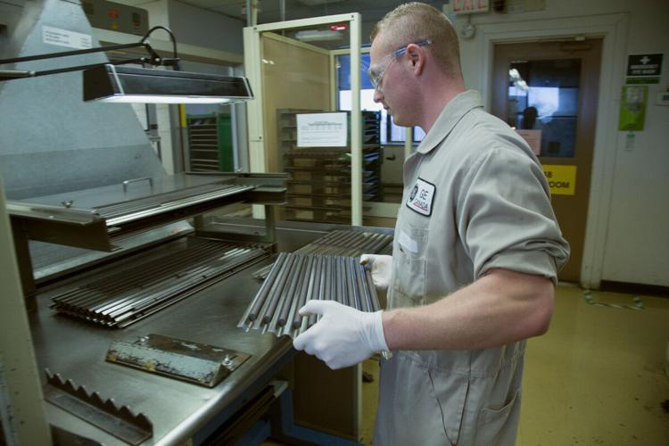 Uranium processing plant cracks open its doors