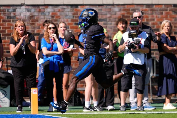 Chris Johnson scores twice and SMU gets 96-yard pick-6 in 34-10 win ...