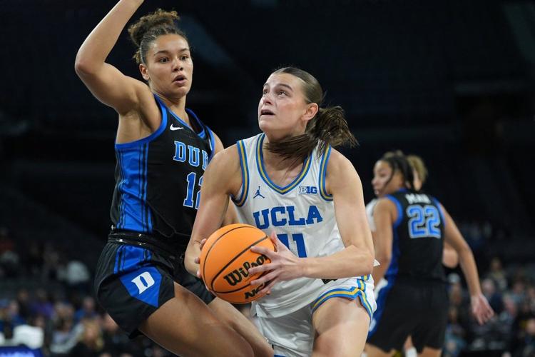 No. 3 UCLA women rout Duke 89-59 in 3rd-place game at Players Era without star center Lauren Betts