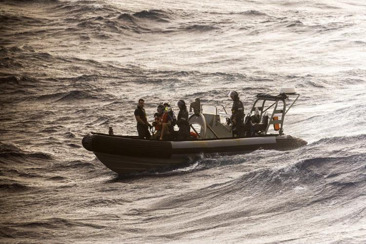 Australian navy rescues adventurer who hit a cyclone while rowing ...