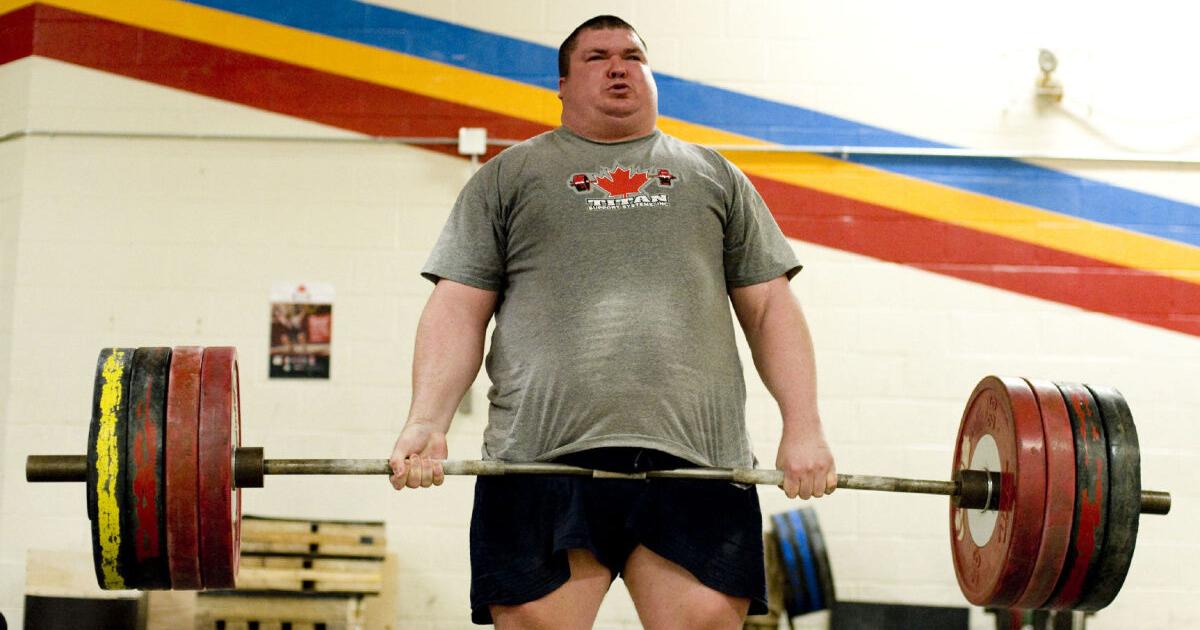Blind weightlifter has vision for greatness