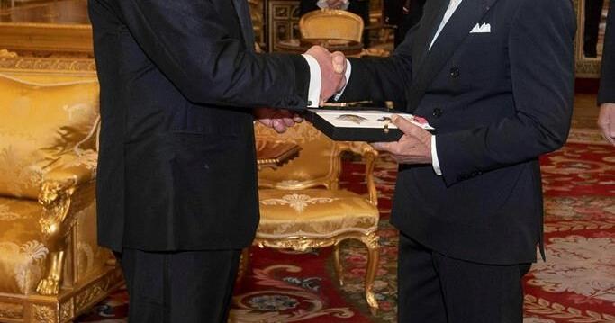 Ralph Lauren receives honorary knighthood in London