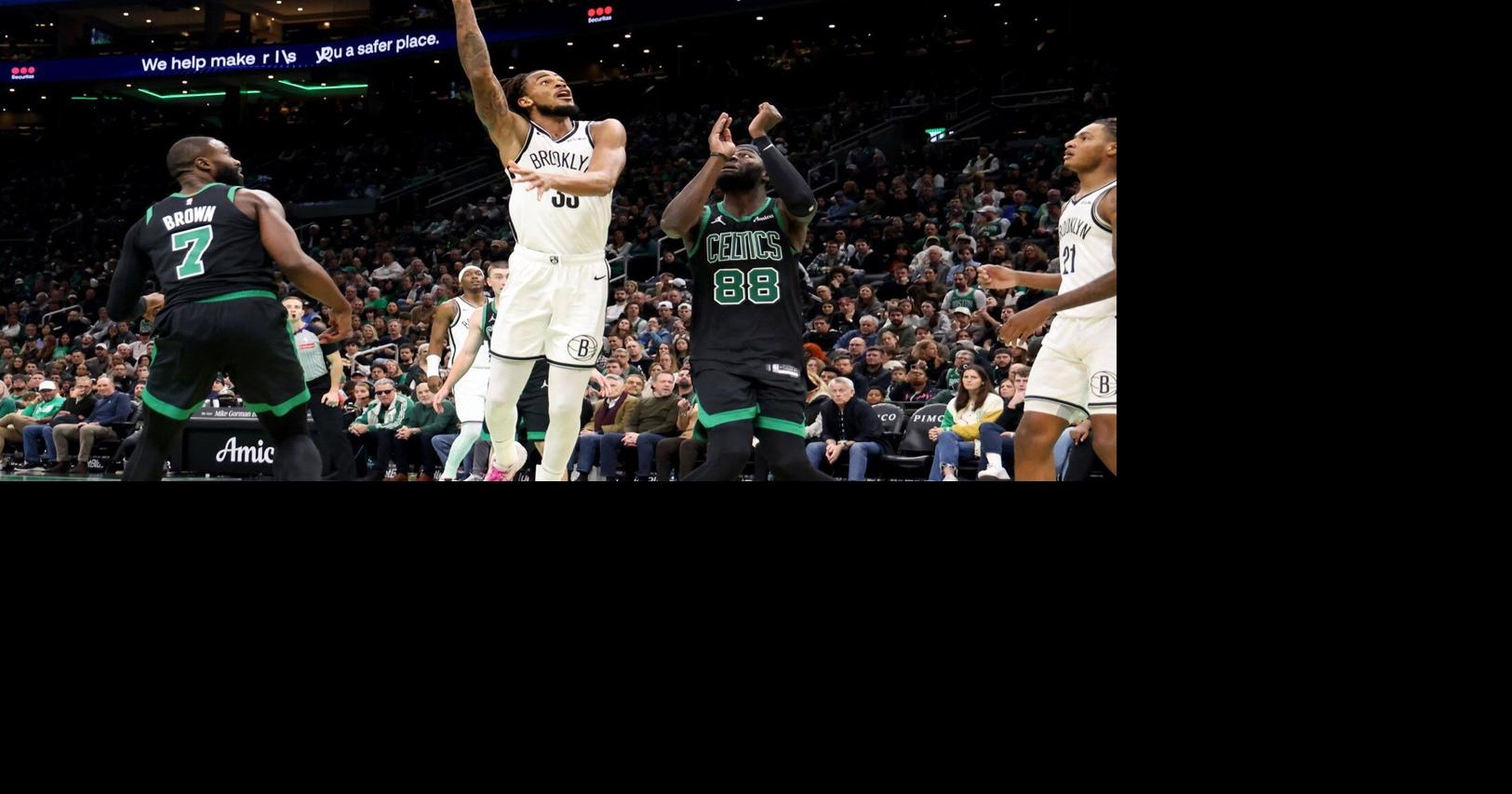 Nic Claxton has 1st NBA triple-double to help the Nets beat the Celtics