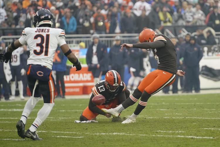 Browns kicker Hopkins ‘unlikely’ to play against Texans in playoff game because of hamstring injury