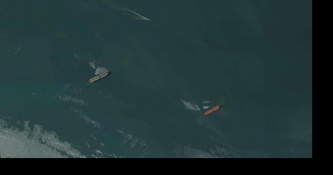 Satellite images show tankers Iran seized off Bandar Abbas