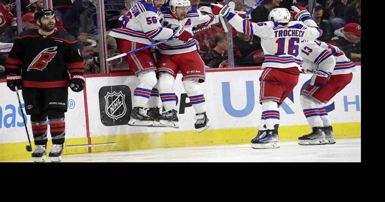 Rangers aim for sweep of Hurricanes in 2nd round of NHL playoffs