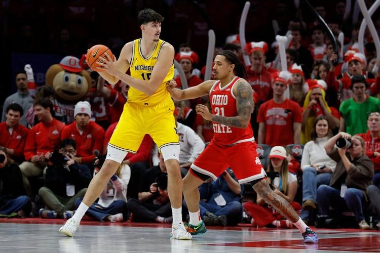 Aday Mara's 3-point practice pays off in No. 2 Michigan's win over Ohio ...