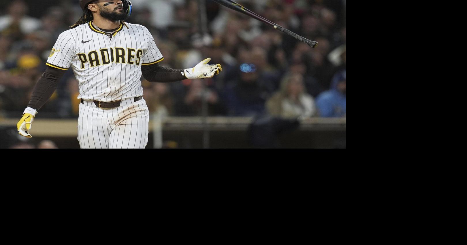 Padres OF Fernando Tatis Jr. sustains left arm contusion after getting ...