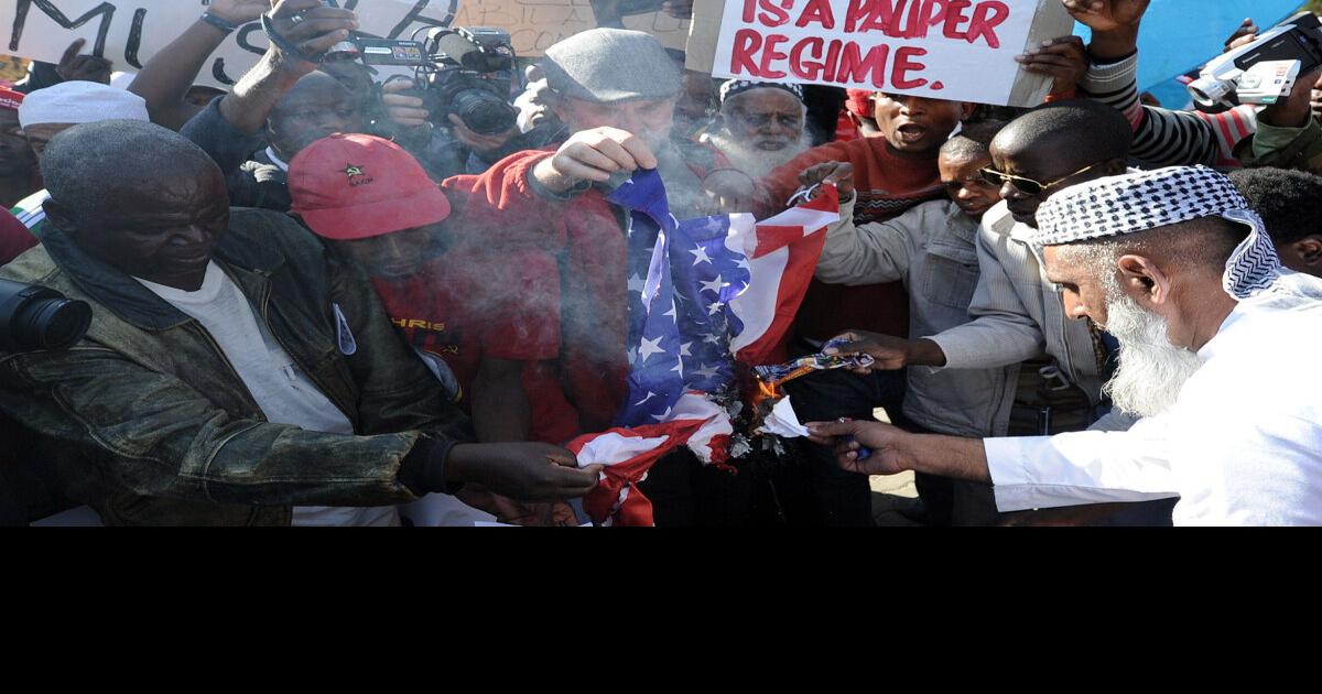 Anti-Obama protests near hospital treating Nelson Mandela: ‘He has come ...