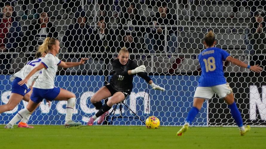 Cat Macario scores twice, US women beat Italy 3-0 in first of two ...
