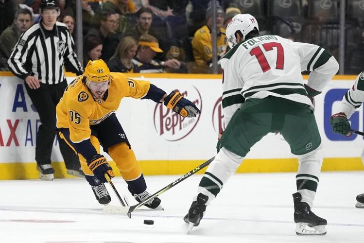 Duchene’s goal, assist lead Predators to 2-1 win over Wild