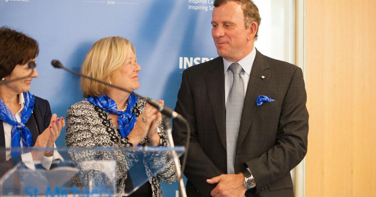 Peter Gilgan donating $30 million to St. Michael's Hospital