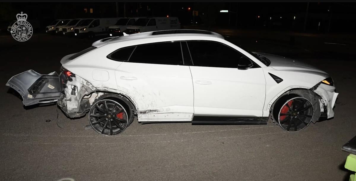 lamborghini crash hungary