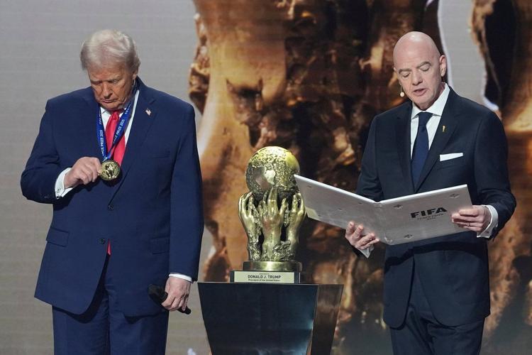 Soccer peace prize for Trump triggers complaints about Infantino to ...