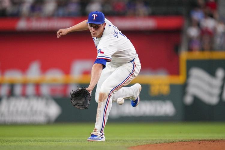 Kumar Rocker strikes out 8 and earns 1st MLB win as Rangers sweep ...