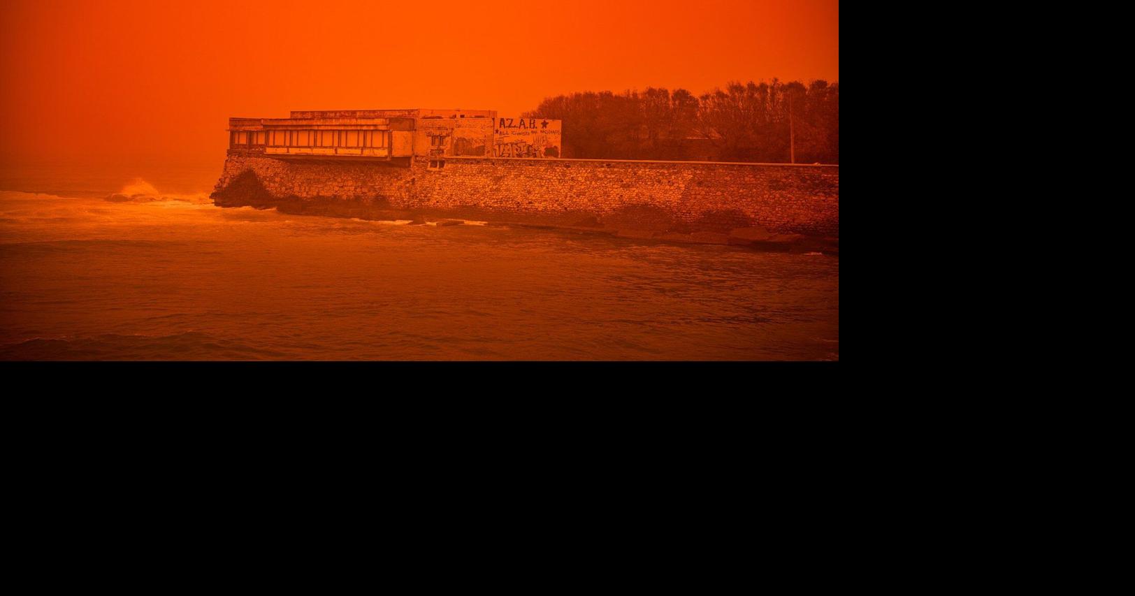 Saharan dust storm turns Greek sky red as winds and flooding leave 1 ...