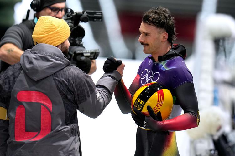 A very focused Matt Weston of Britain has midpoint lead in Olympic ...