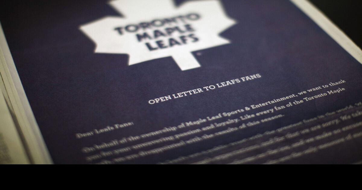 Kelly: Next year’s Maple Leafs apology, in advance
