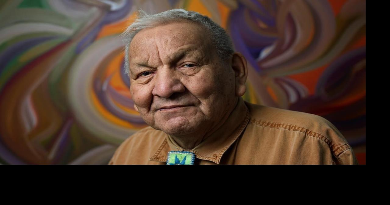 'A paintbrush in my hand': Alex Janvier, part of Indian Group of Seven ...