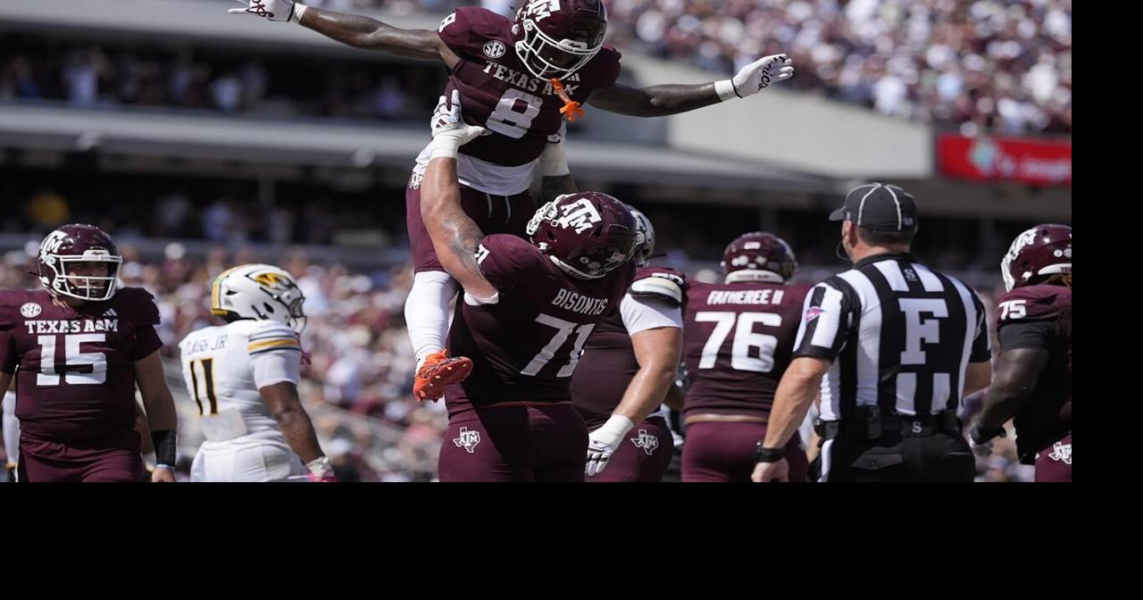 Moss scores 3 TDs as No. 25 Texas A&M gives No. 9 Missouri its first ...